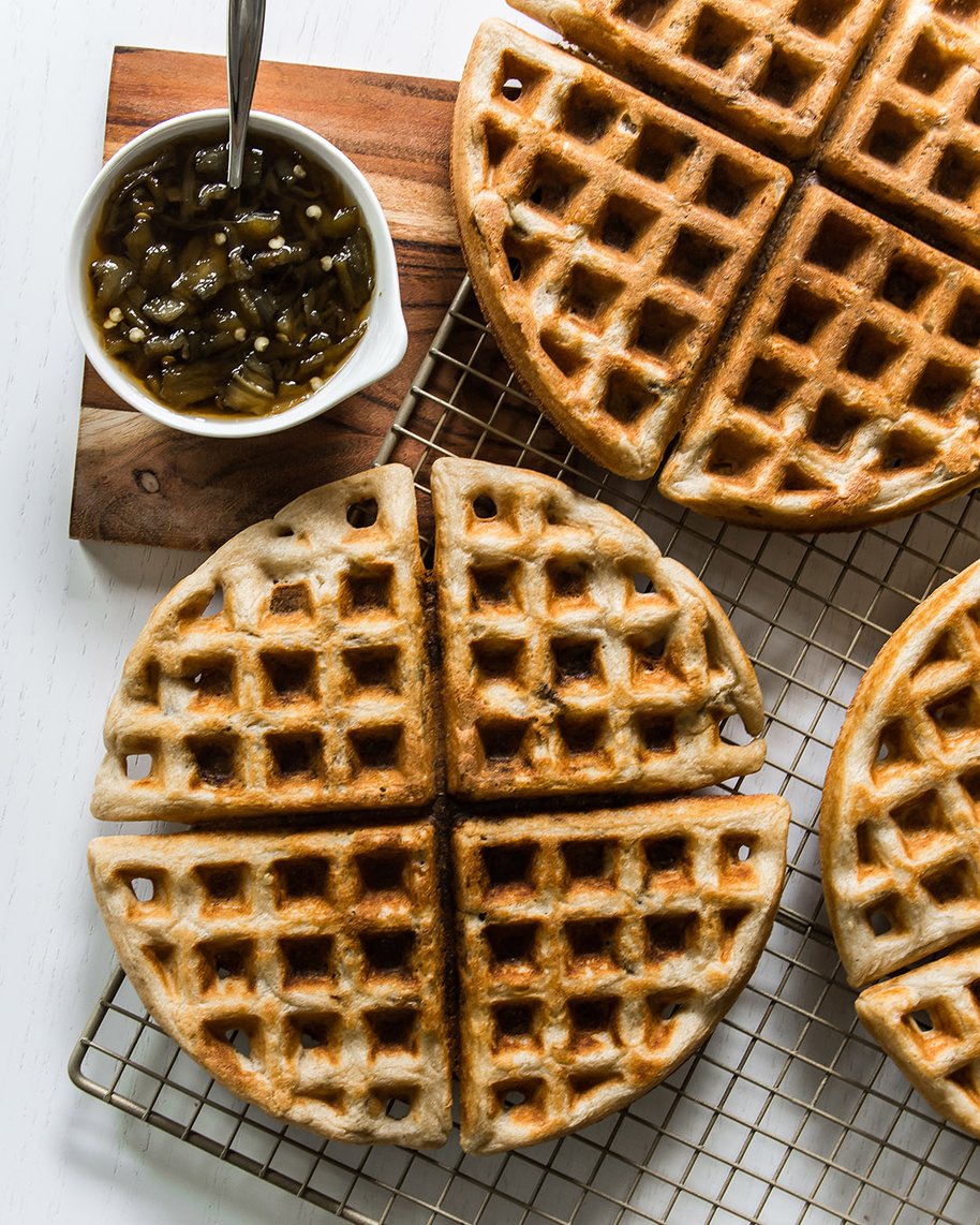 APLK: Hatch Green Chile Chicken and Waffles